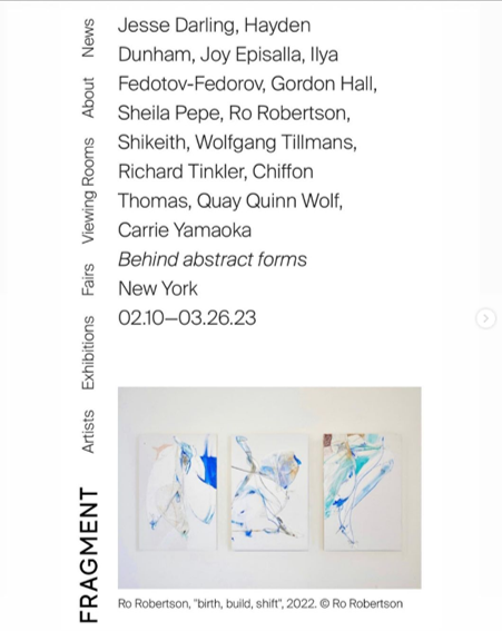Ro Robertson- Fragment Gallery Group Exhibition - Krowji
