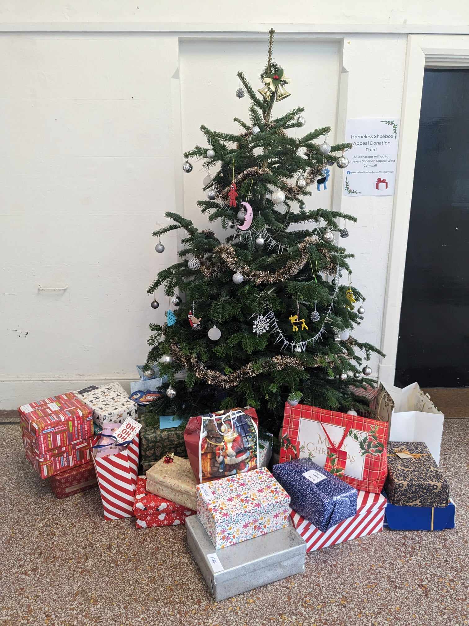Thank you: Homeless Shoebox Appeal West Cornwall Donations - Krowji